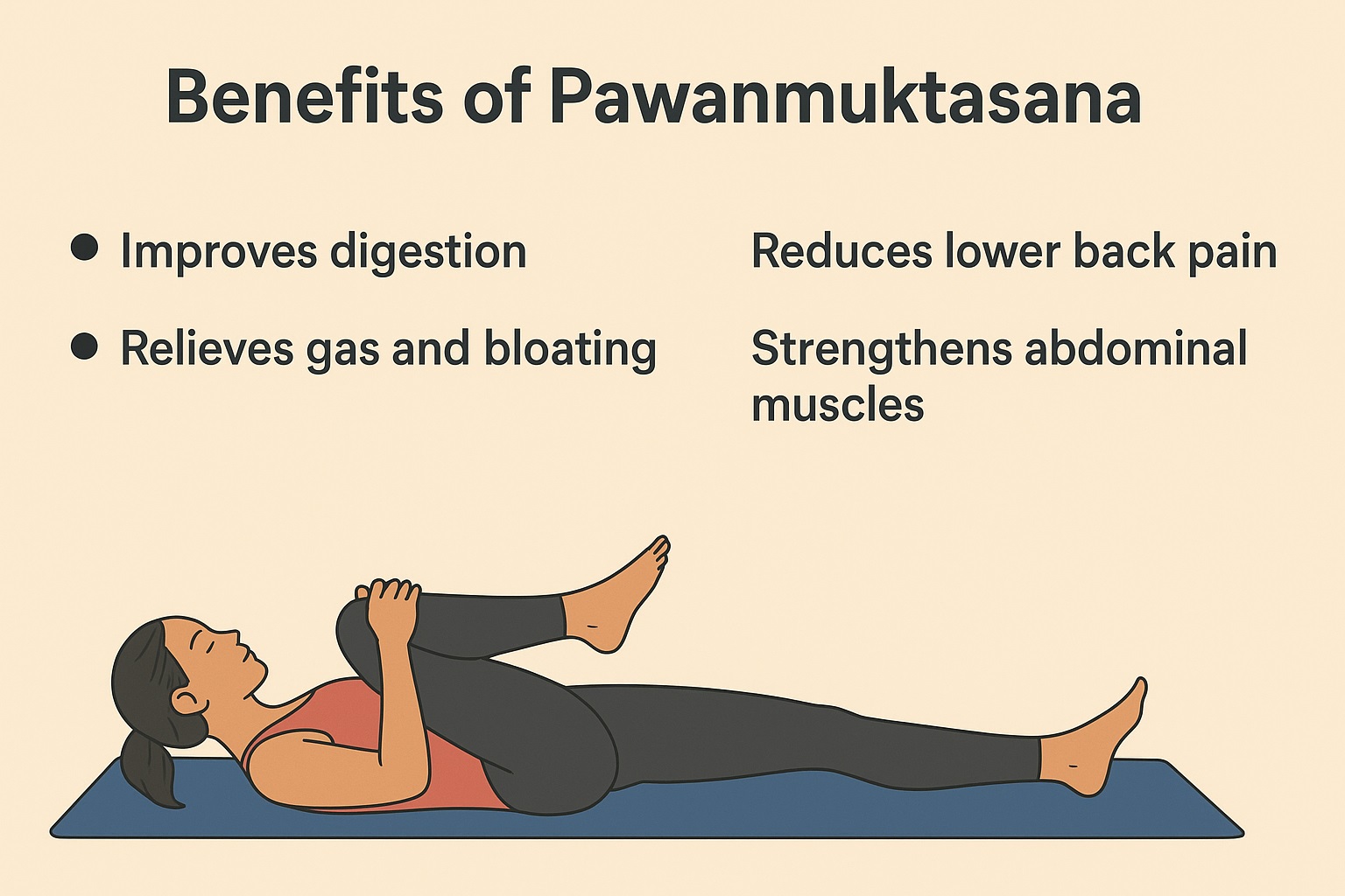 Pawanmuktasana (Wind-Relieving Pose) – Steps, Benefits & Yoga Guide